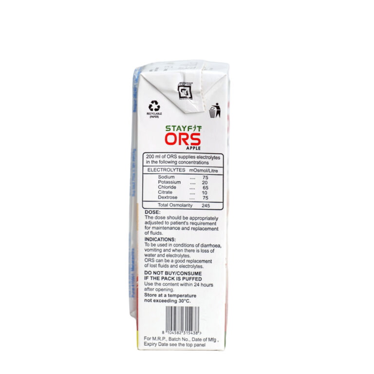 WHO-Formulated STAYFIT ORS – Apple (15pcs) – Stayfit Health & Fitness ...